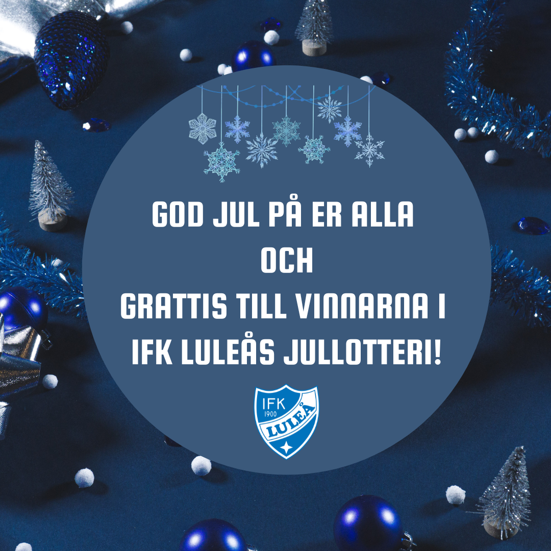 God jul och grattis till alla vinnare!